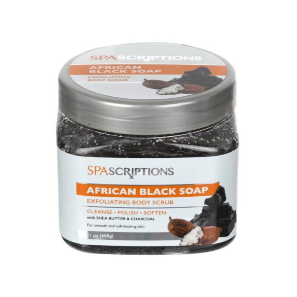 Spascriptions African Black Soap Body Scrub Isza