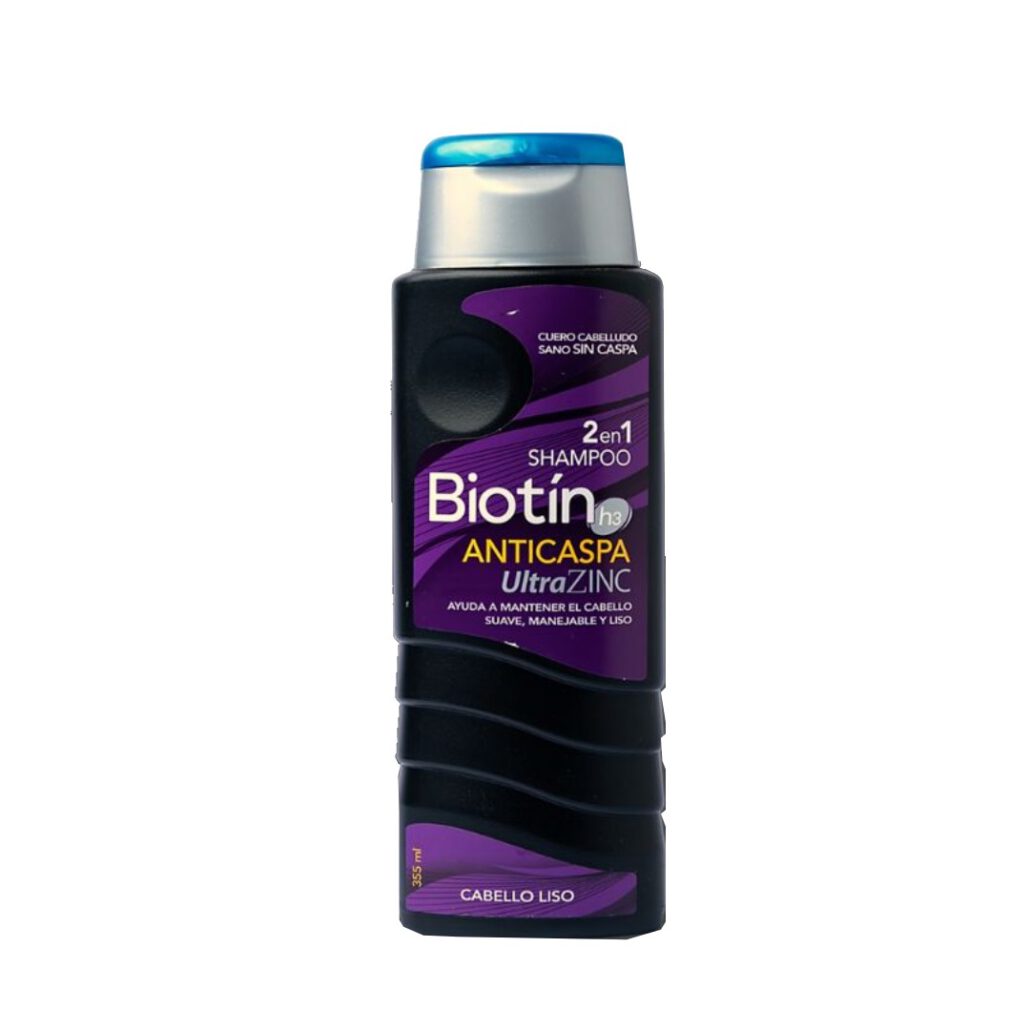 Biotin H3 – Shampoo Anticaspa Cabello Liso 2en1 – ISZA