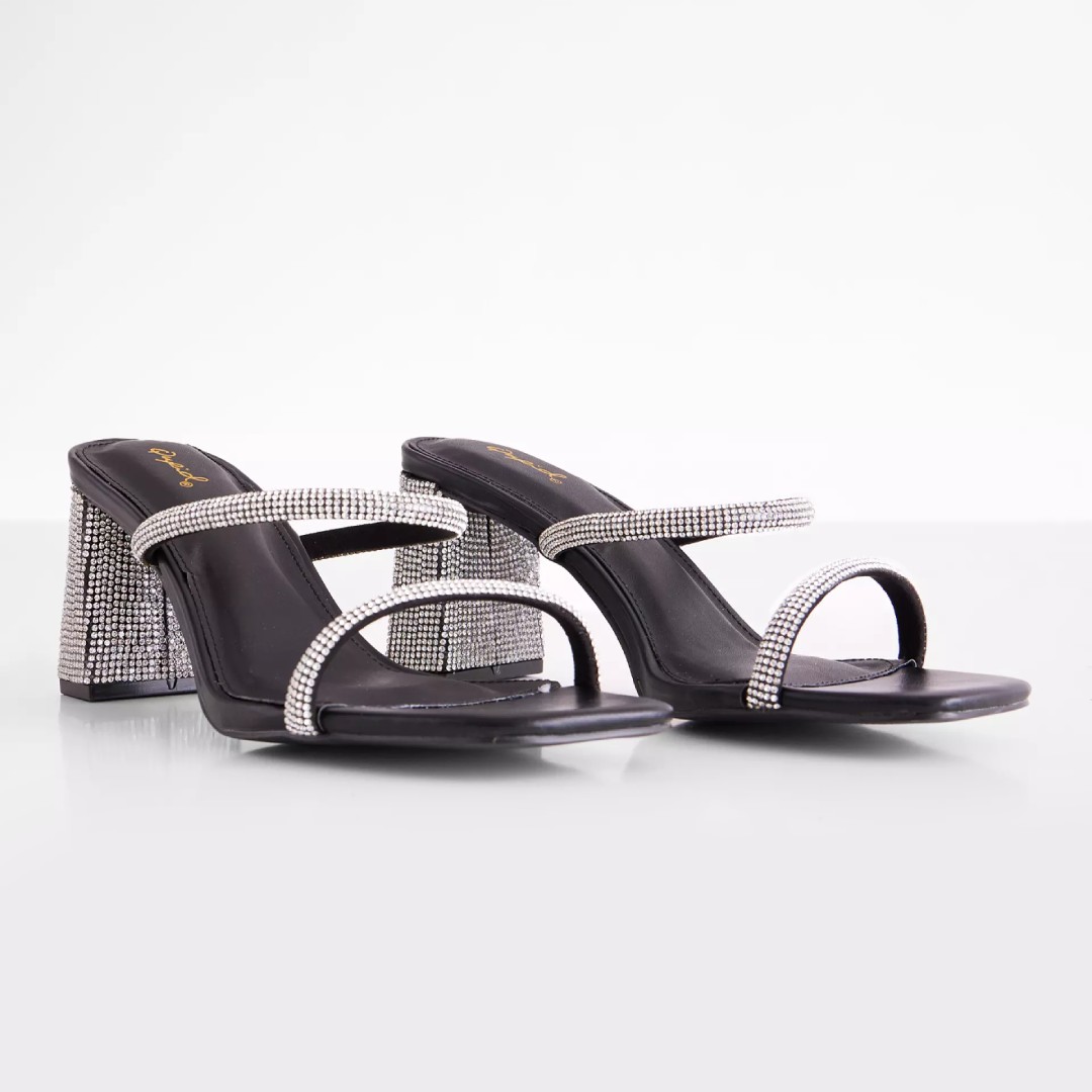 Qupid - Kerstin-13 - Black - ISZA